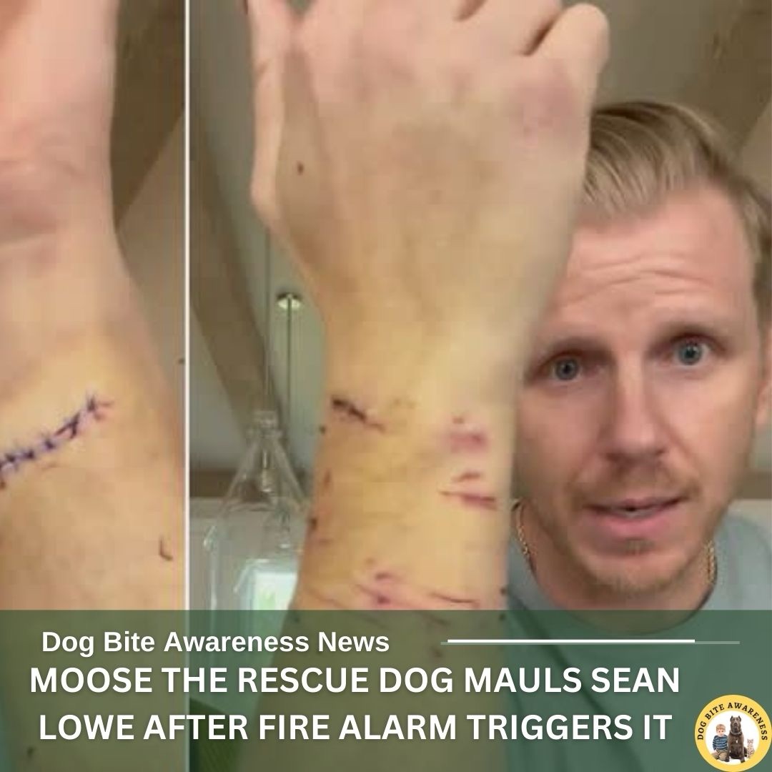 Rescue Dog Named Moose Triggered by Fire Alarm – Parents for Dog Bite ...